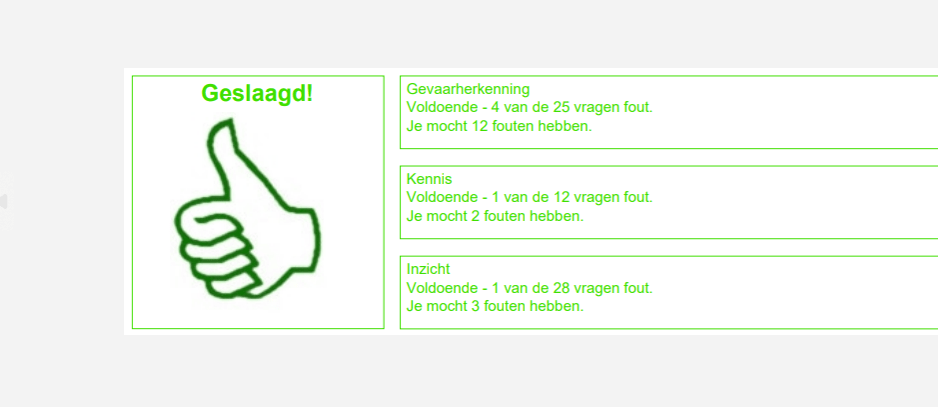 Hoeveel fouten mag je maken op het auto theorie-examen? - Theoriesnelhalen