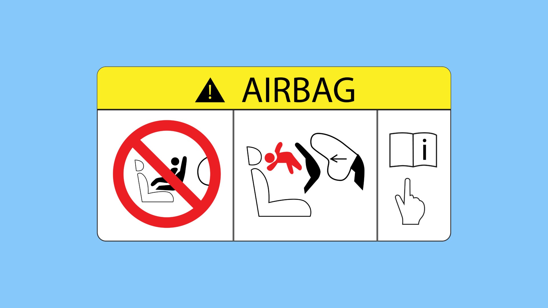 Kinderen en airbags: Wanneer moet het aan en wanneer uit