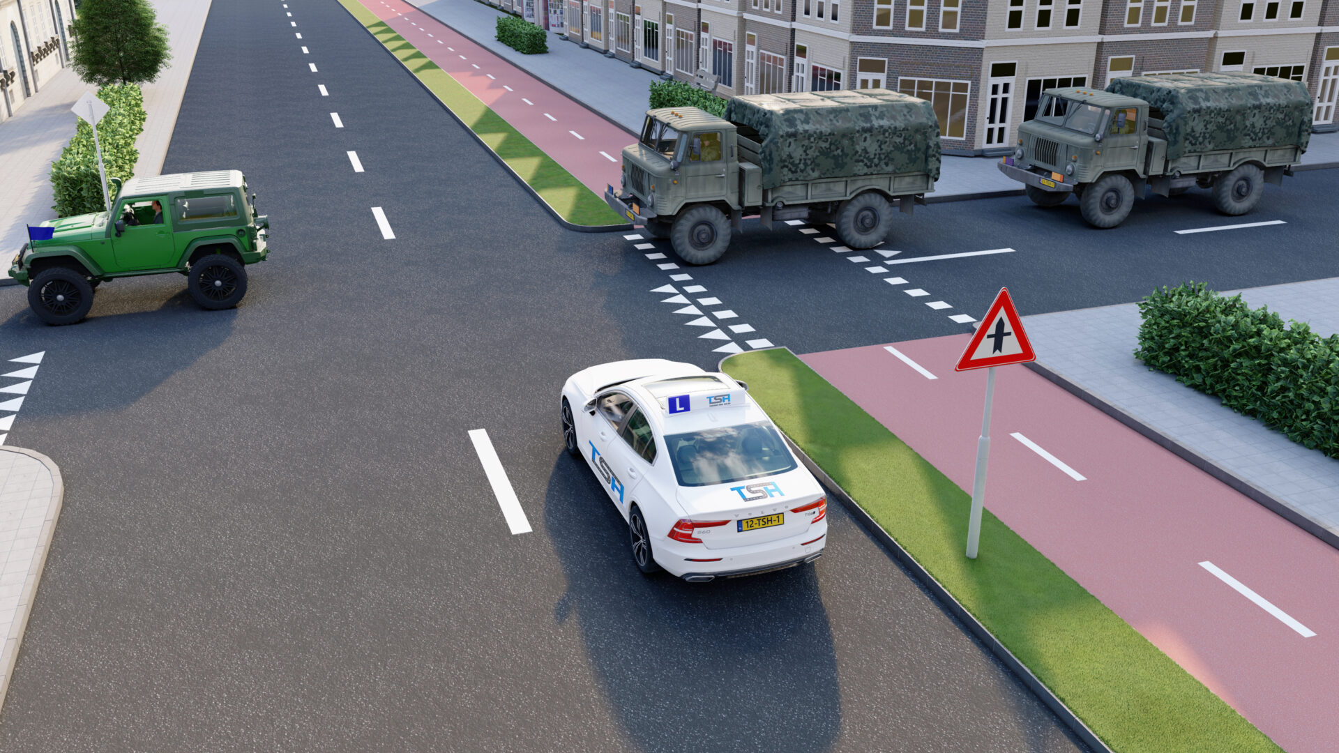 Voorrangsregels militaire colonne en uitvaartstoet | Auto Theorie