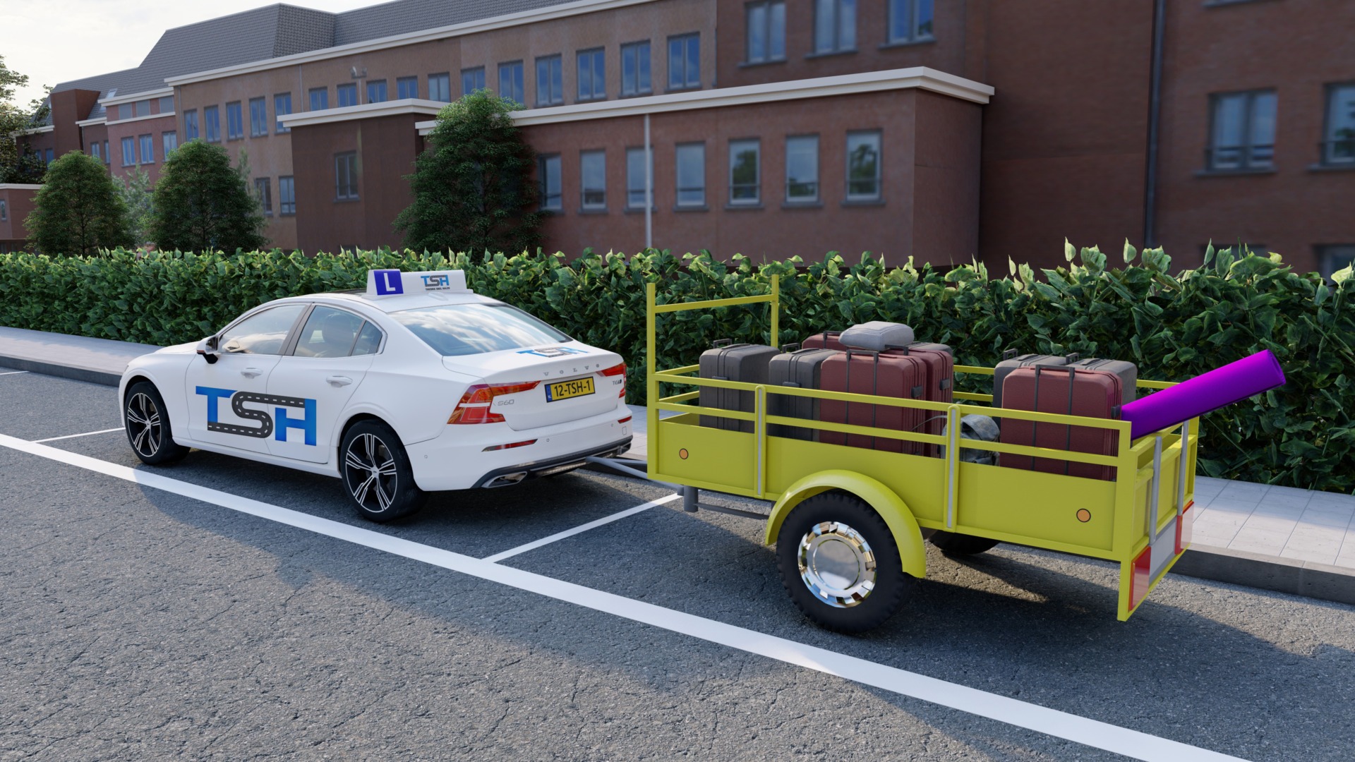 Aanhanger regels & gewichten: auto theorie rijbewijs B
