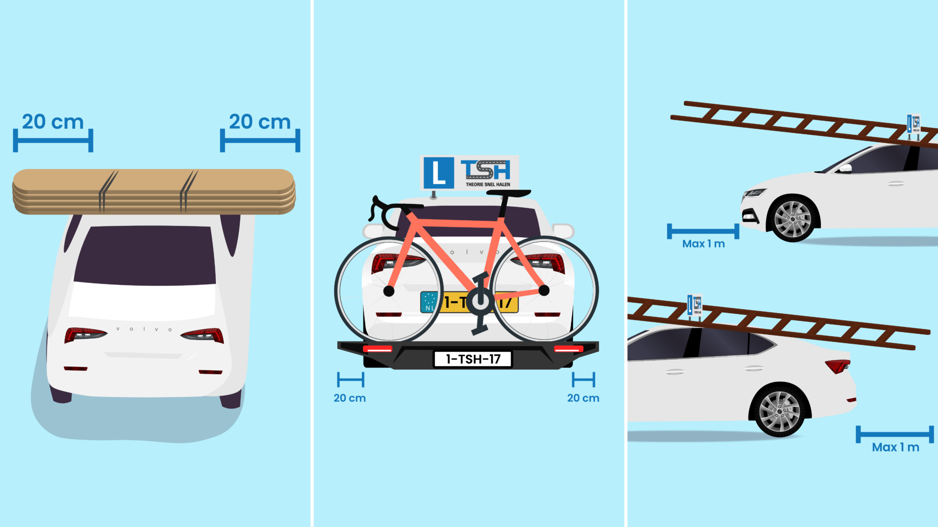Auto Theorie: Regels voor Lading, Slepen & Vervoer