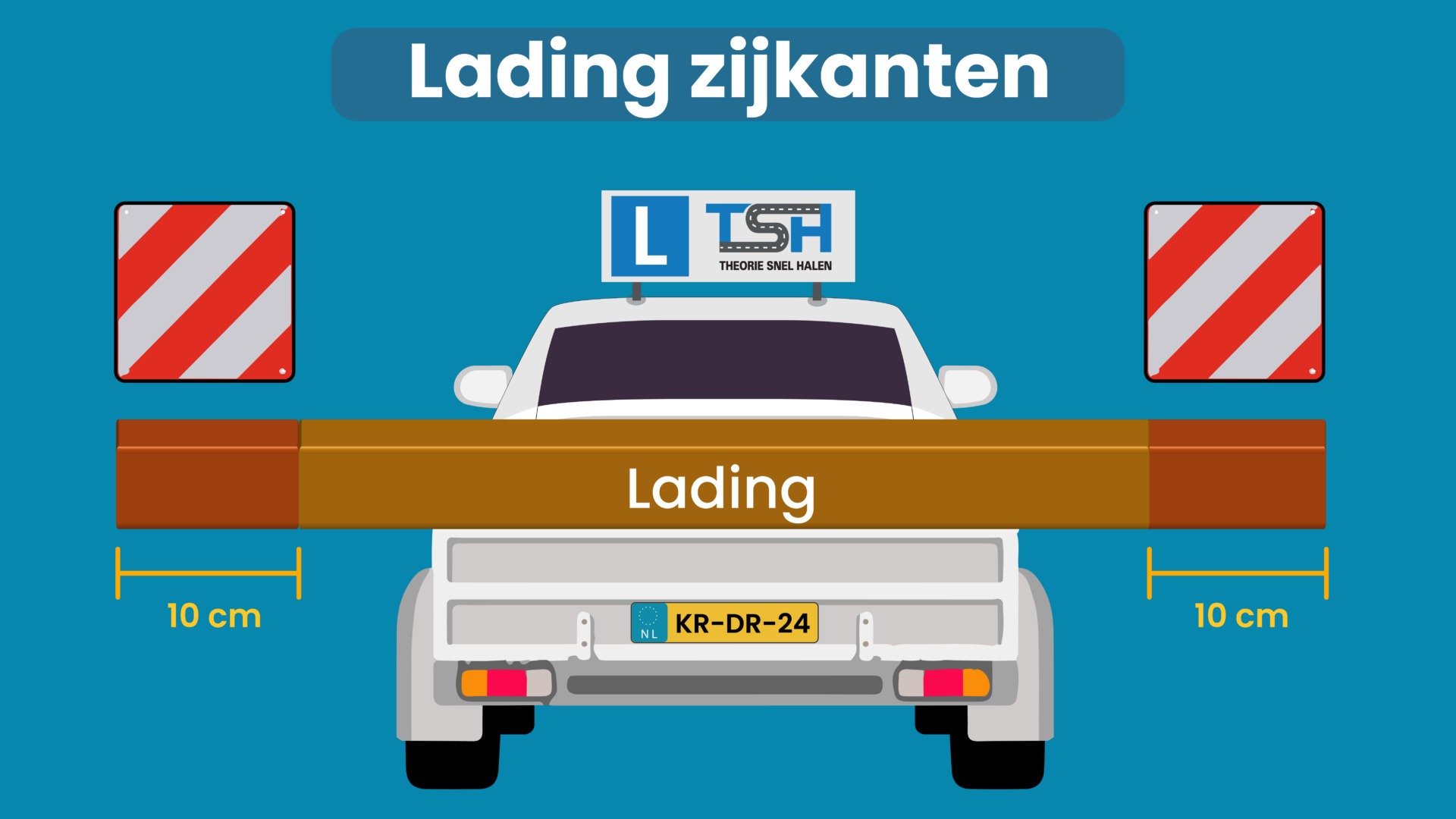 Lading markeren auto: regels & tips voor CBR-theorie